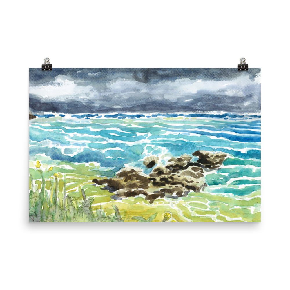 Okinawa Design - Before the Typhoon - Child of the Earth Art